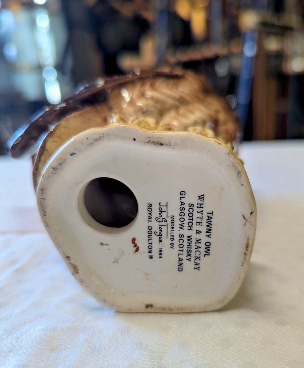 Whyte and Mackay Tawny Owl Royal Doulton Decanter – Hedgeley Antique Centre